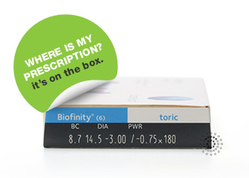 Biofinity Toric Contact Lenses at Contact Lens King®